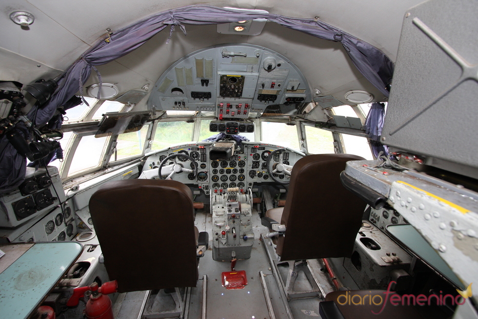 Vliegtuigsuite, cabina del avión