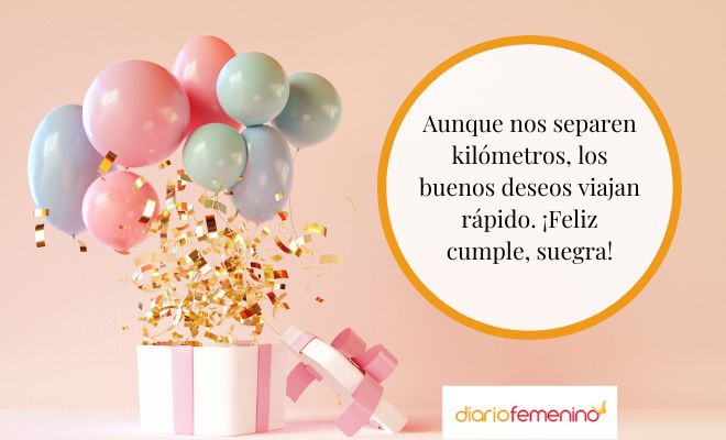 19 lindas frases de cumpleaños para mi suegra en la distancia