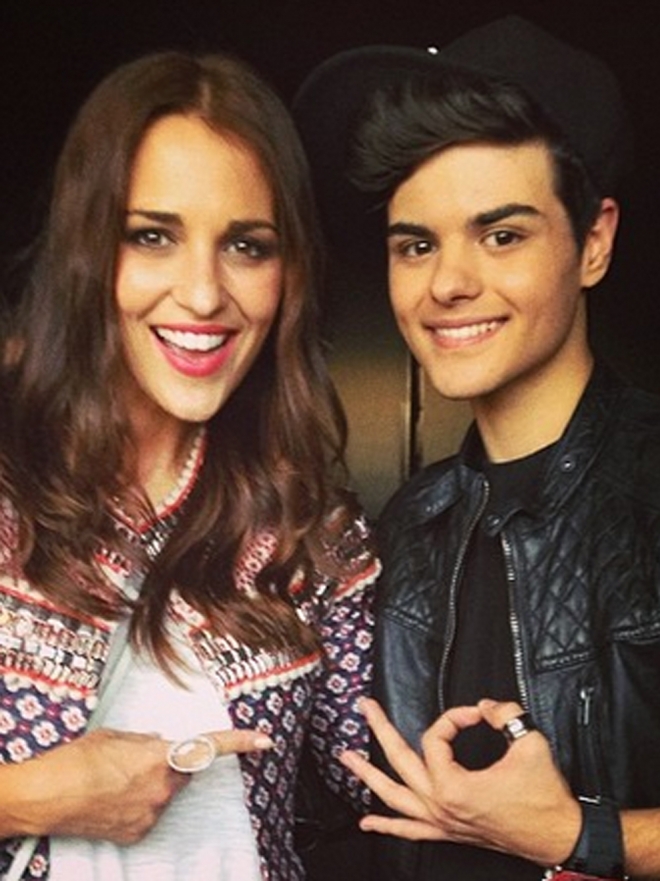 La versión más adolescente de Paula Echevarría: Abraham Mateo, su ídolo