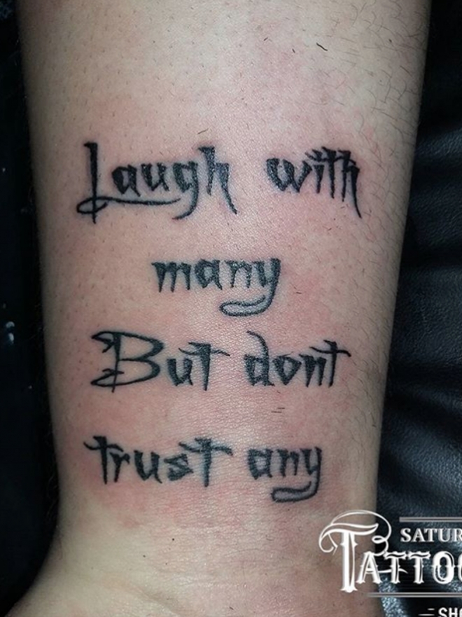Las mejores tipografías para hacerse un tatuaje