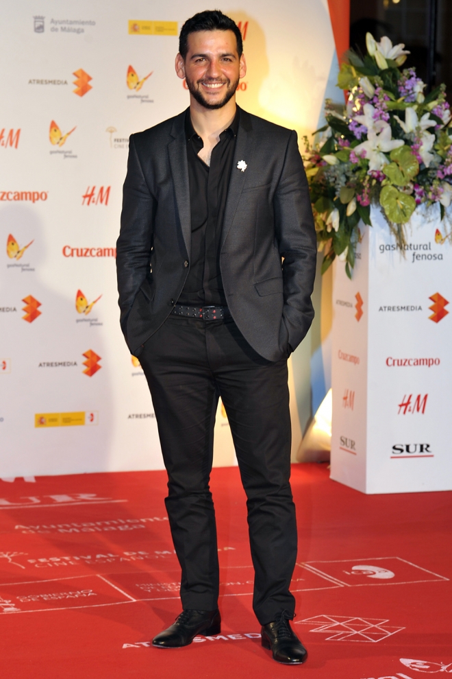 Festival de Cine de Málaga 2015: Fran Perea, total black