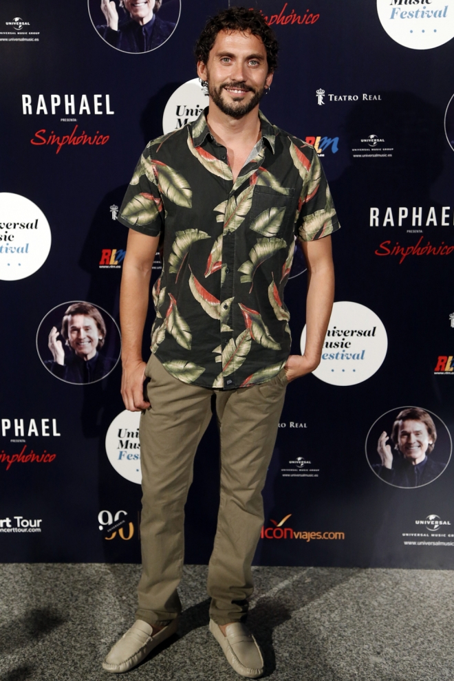 Concierto Raphael: Paco León, muy veraniego