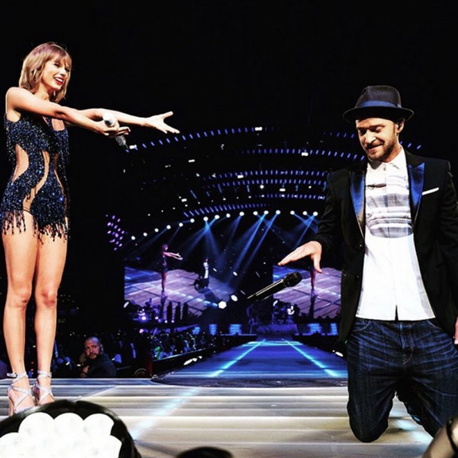 1989: Taylor Swift y Justin Timberlake, gran espectáculo