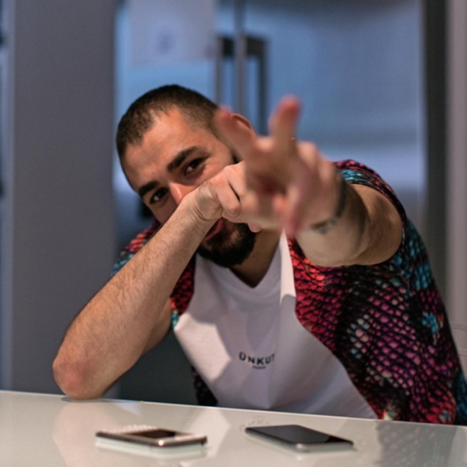 Benzemá, un tipo divertido