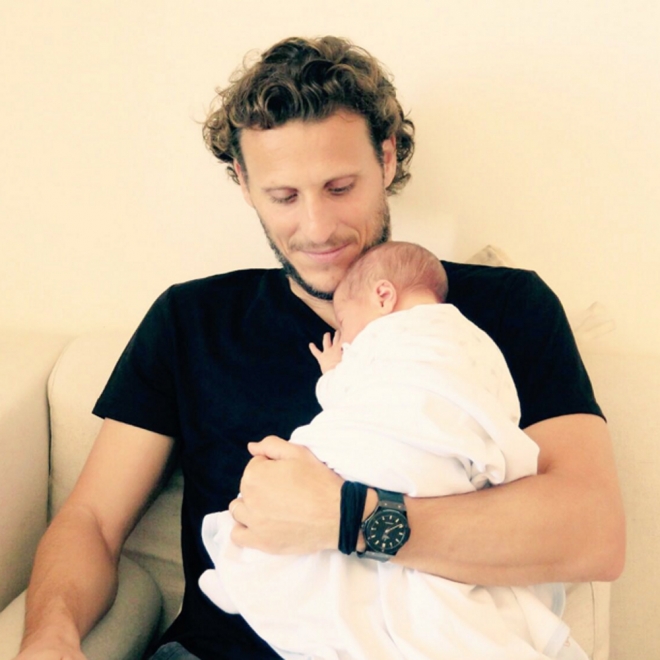 Famosos papás en 2016: Diego Forlán y Paz Cardoso