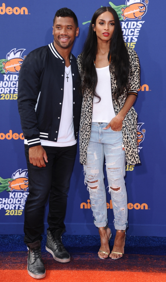 Ciara y su novio, juntos y felices