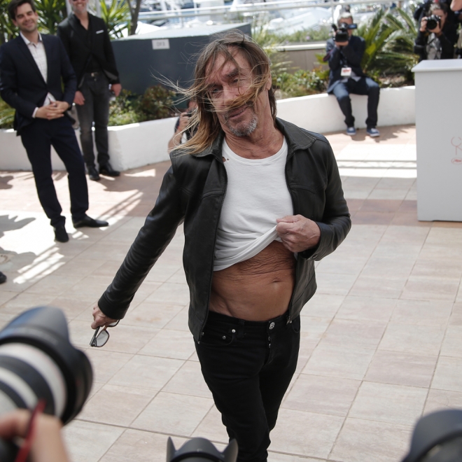 El tipazo de Iggy Pop para Cannes 2016