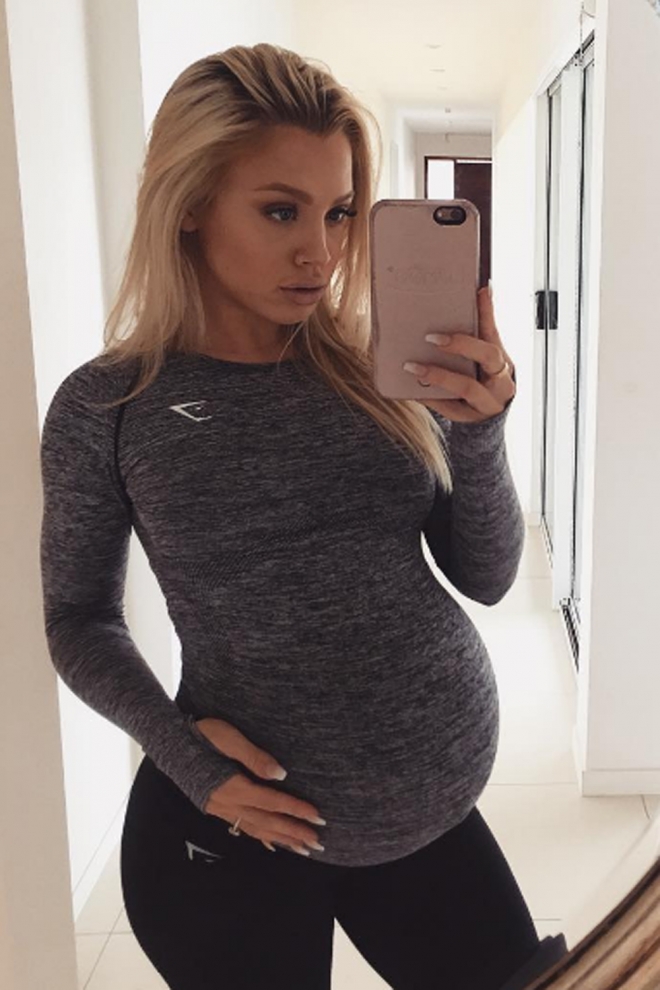 Tammy Hembrow, el embarazo de una fit mom