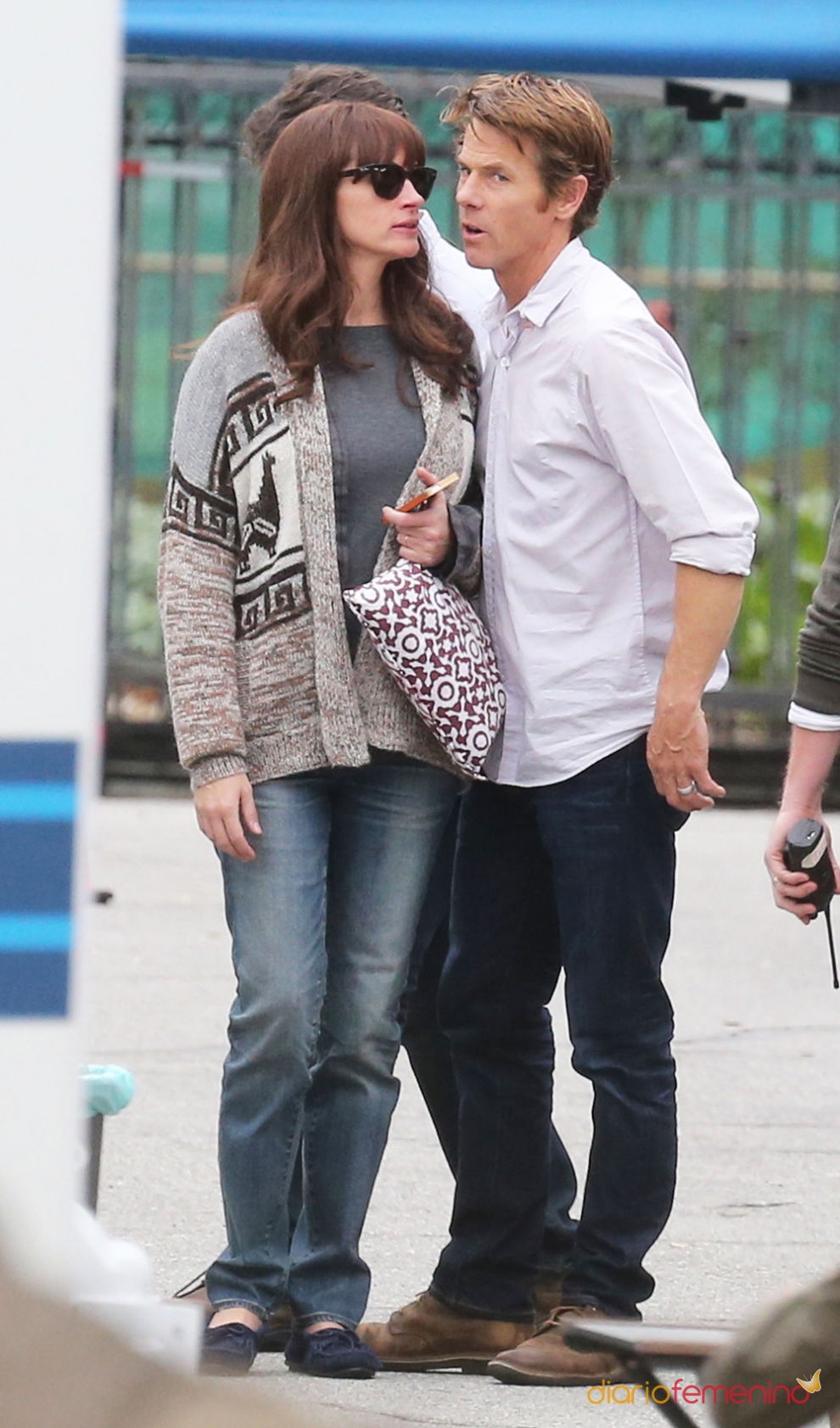 Daniel Moder, siempre pendiente de Julia Roberts